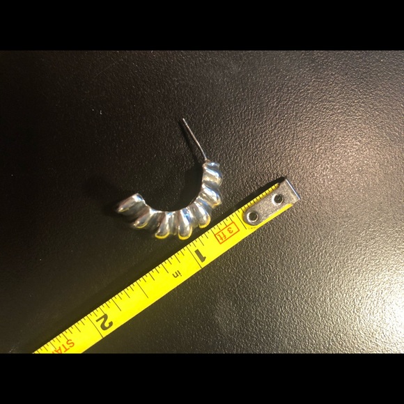 Jewelry | David Yurman Style Shrimp Sterling Silver Hoops | Poshmark